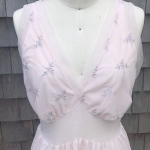 Intimates & Sleepwear | Vintage Pink Sheer Negligee | Poshmark